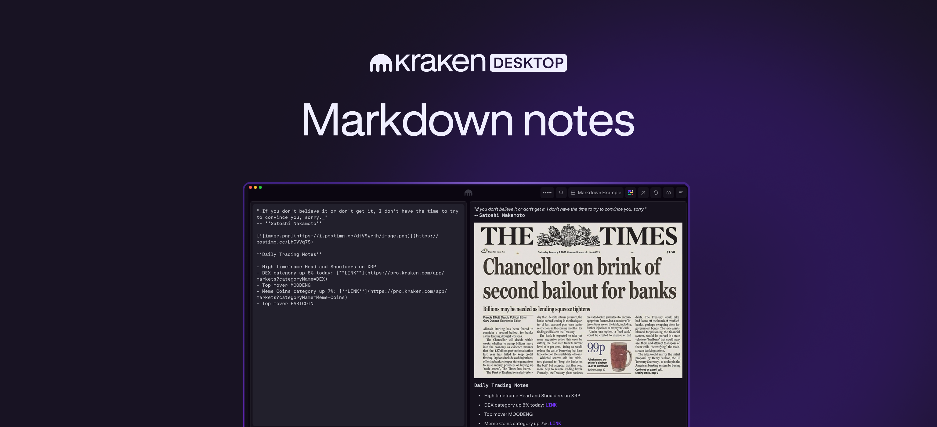 Charts, checklists & cheat sheets: Introducing Markdown on Kraken ...